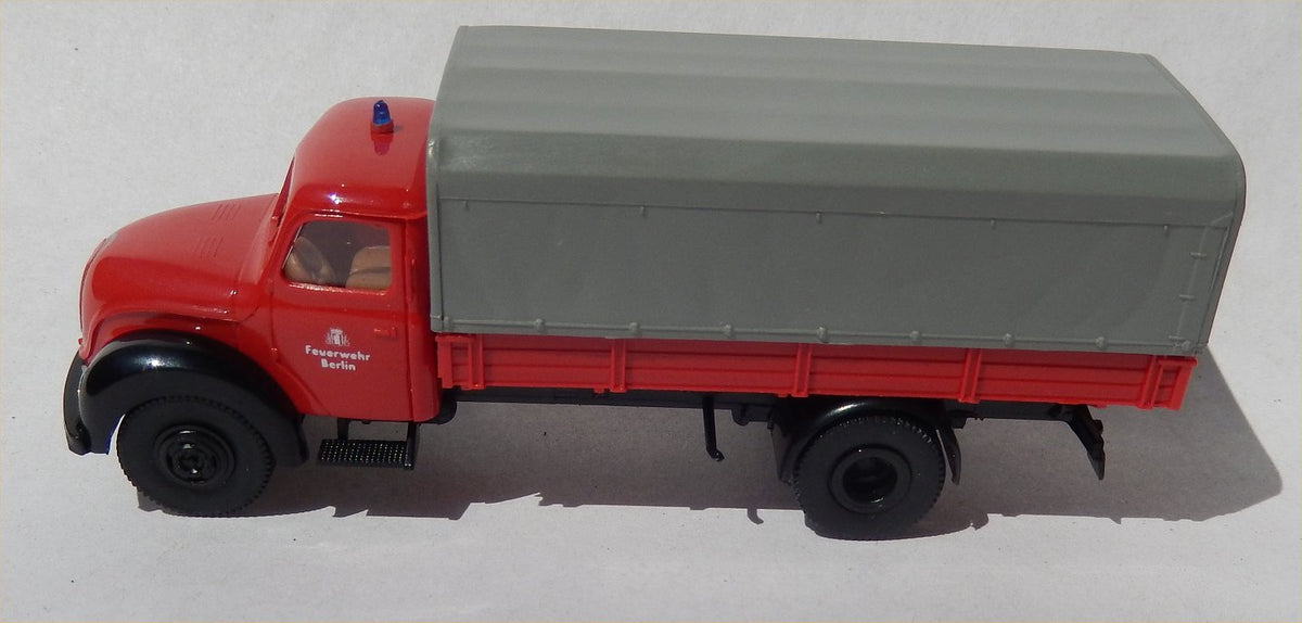 Brekina Magirus Mercur Truck Feurerwehr Berlin / Fire Dept. Berlin ...